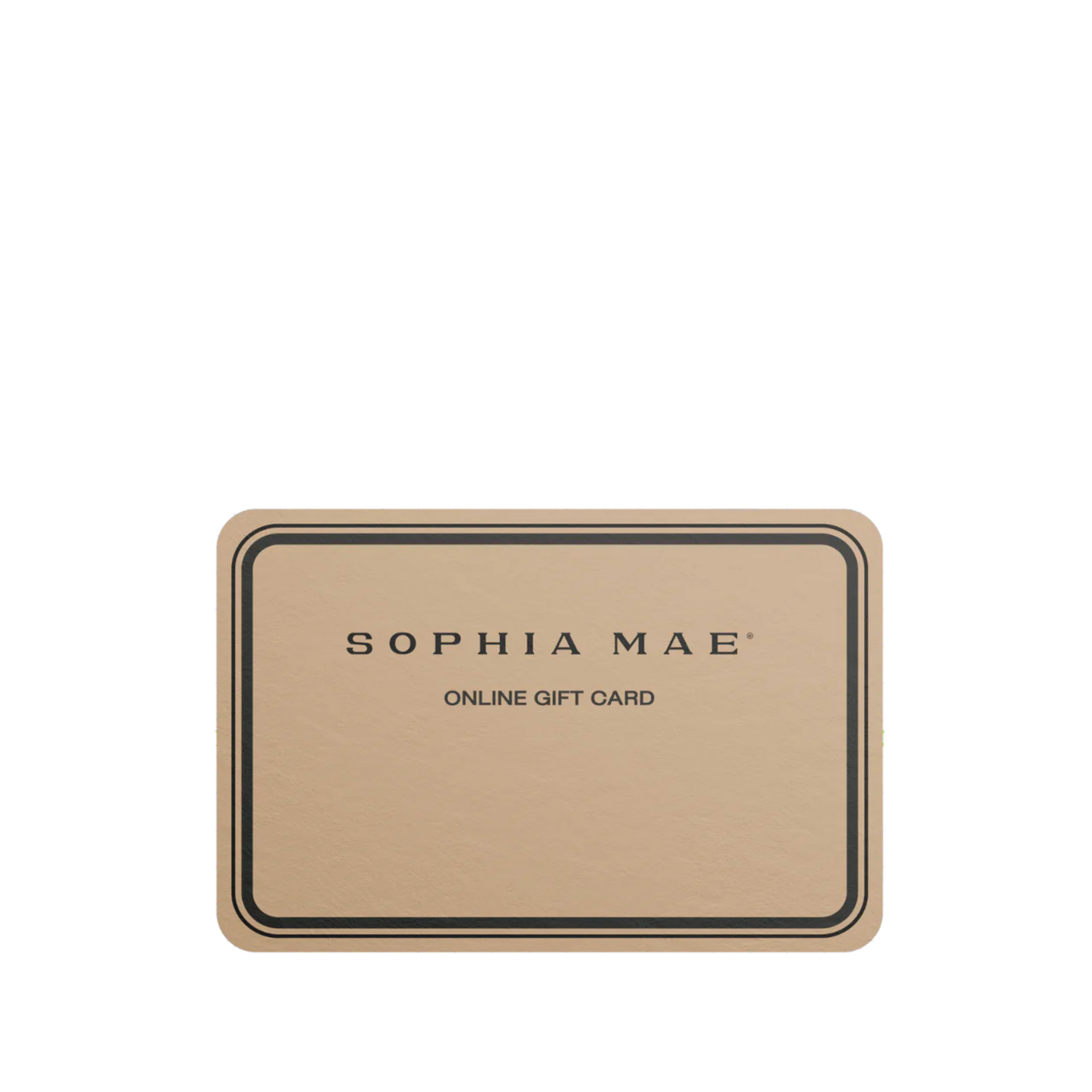Online Gift Card | L'art d'offrir | SOPHIA MAE